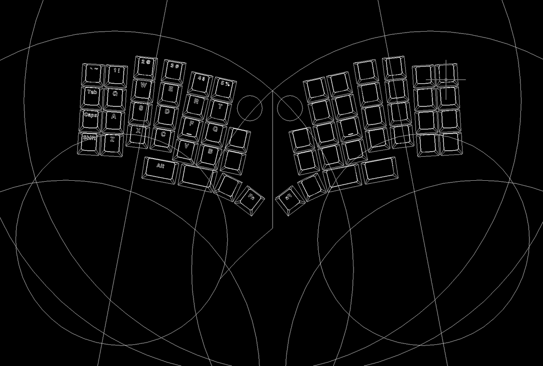 X-Bows® Surfing Split Ergonomic Keyboard – X-Bows Store