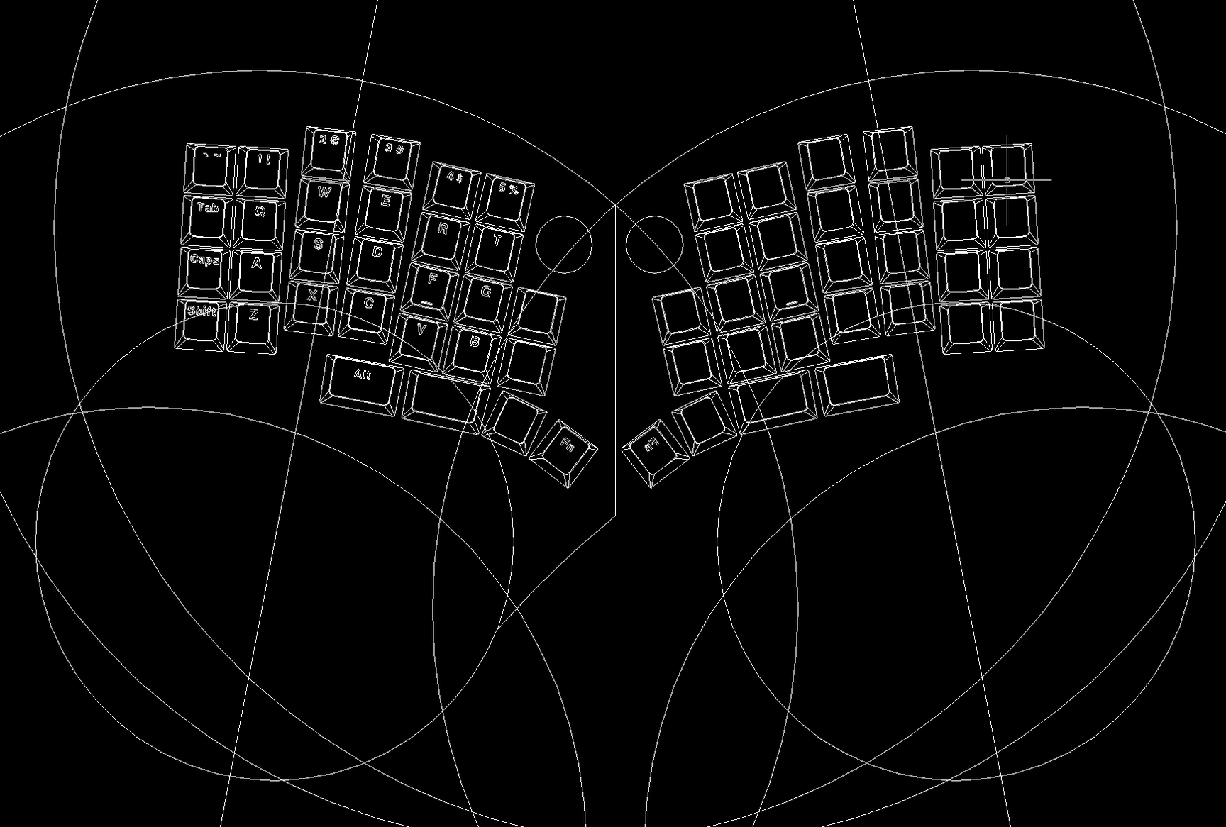 X-Bows® Surfing Split Ergonomic Keyboard – X-Bows Store